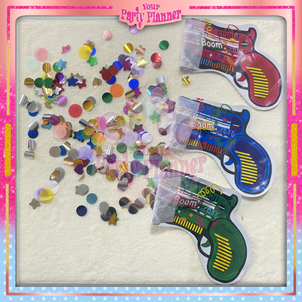 Jual Popper Party Gun Confetti Meriam Pesta Inflatable Mini / Pistol ...