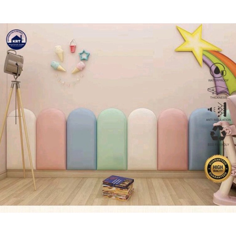 Jual headboard 2x4 bentuk cupcake setengah lingkaran sandaran kasur ...