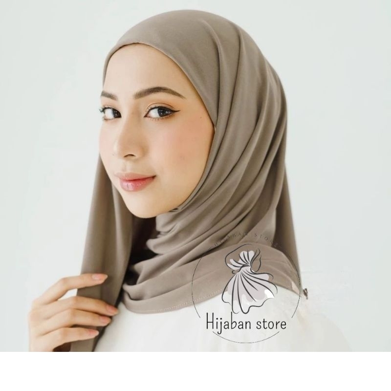 Jual Hijab Pashmina Inner Oval Curve Shawl Malay Jersey Spandex Premium ...