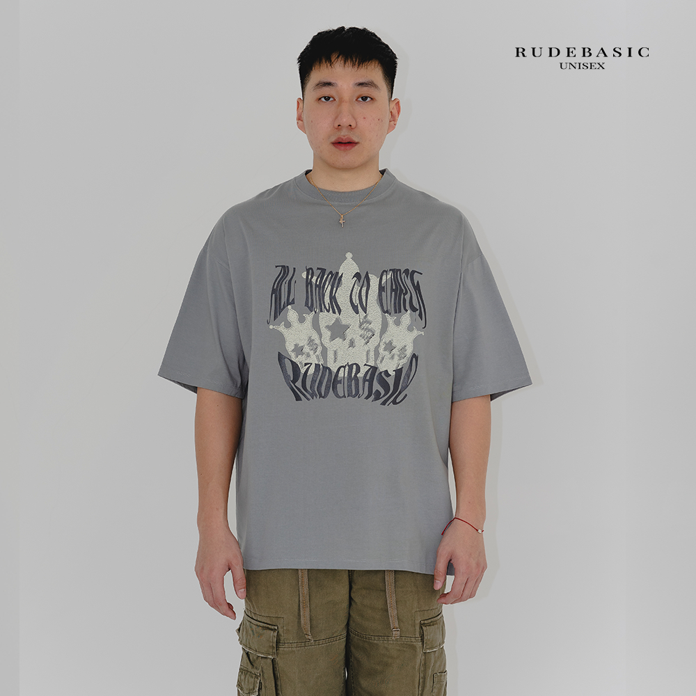 Jual RUDEBASIC - Bone Oversized Tee | Semi Heavy Weight | Shopee Indonesia