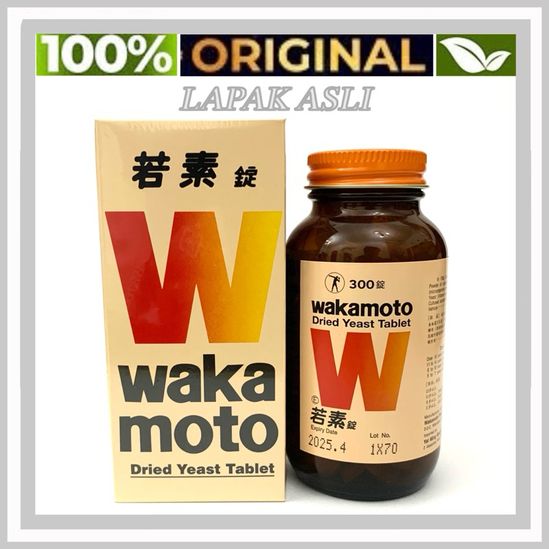 Jual Wakamoto Dried Yeast Tablet - Obat Maag / Nyeri Lambung Made In ...