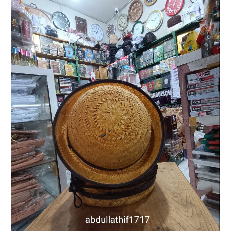 Jual Topi Rotan/Topi Jerami/Topi Bambu/Topi Pramuka Prempuan/Topi ...