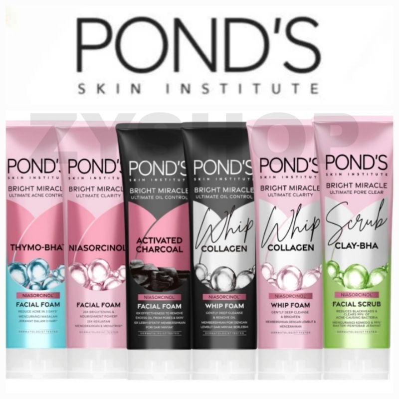 Jual Ponds Bright Miracle Ultimate Niasorcinol - Facial Wash - Sabun ...