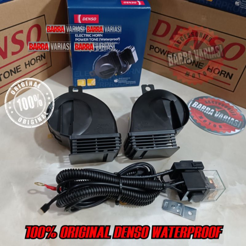 Jual KLAKSON KEONG DENSO WATERPROOF ANTI AIR ORIGINAL UNTUK MOTOR MOBIL ...