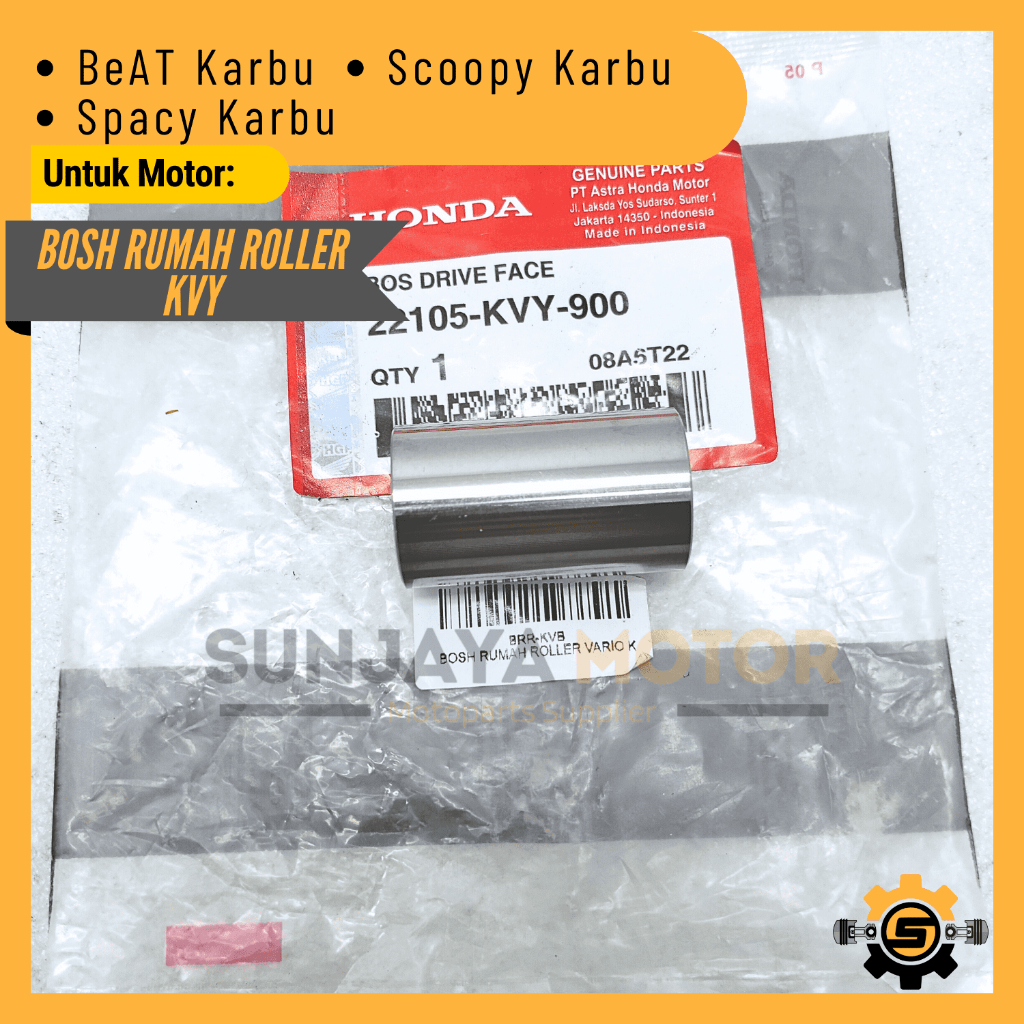Jual Bosh Rumah Roller KVY Bush Variator Kualitas Original Beat Karbu ...