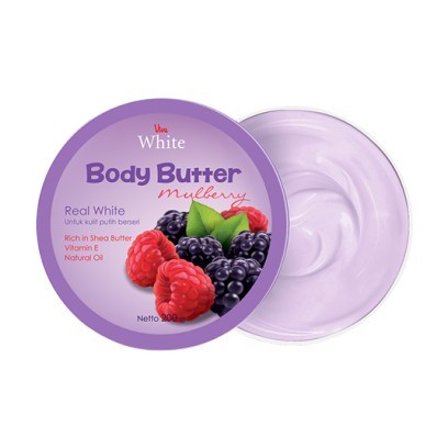 Jual Viva White Body Butter Mulberry (WHITENING) with SHEA BUTTER, VIT ...