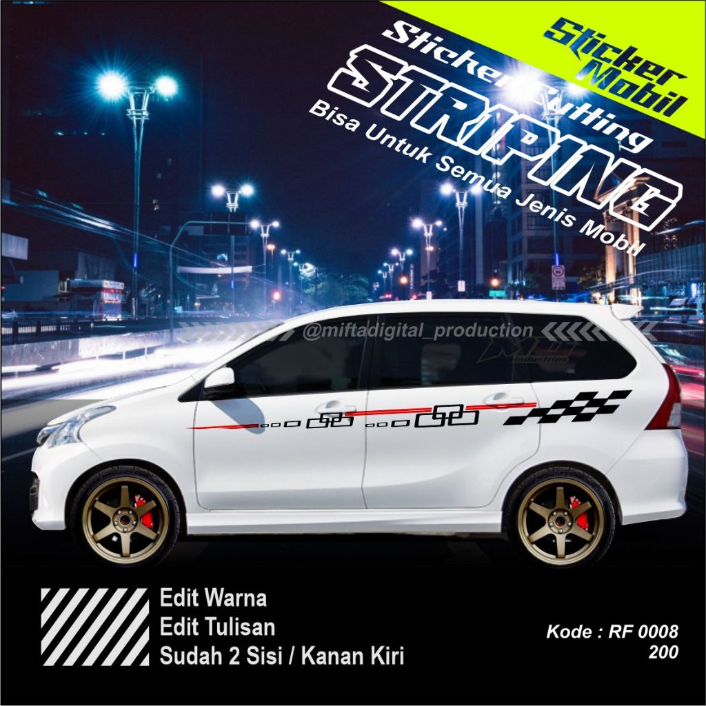 Jual Sticker Striping Avanza, Kijang LGX, Panther, Daihatsu Kuda ...