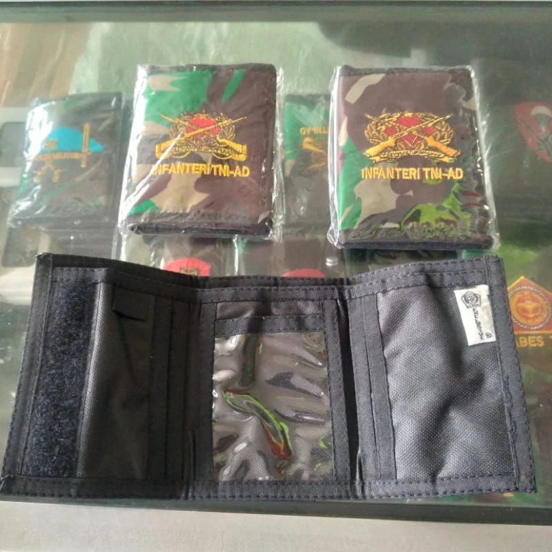 Jual Dompet uang lipat logo infanteri loreng | Shopee Indonesia