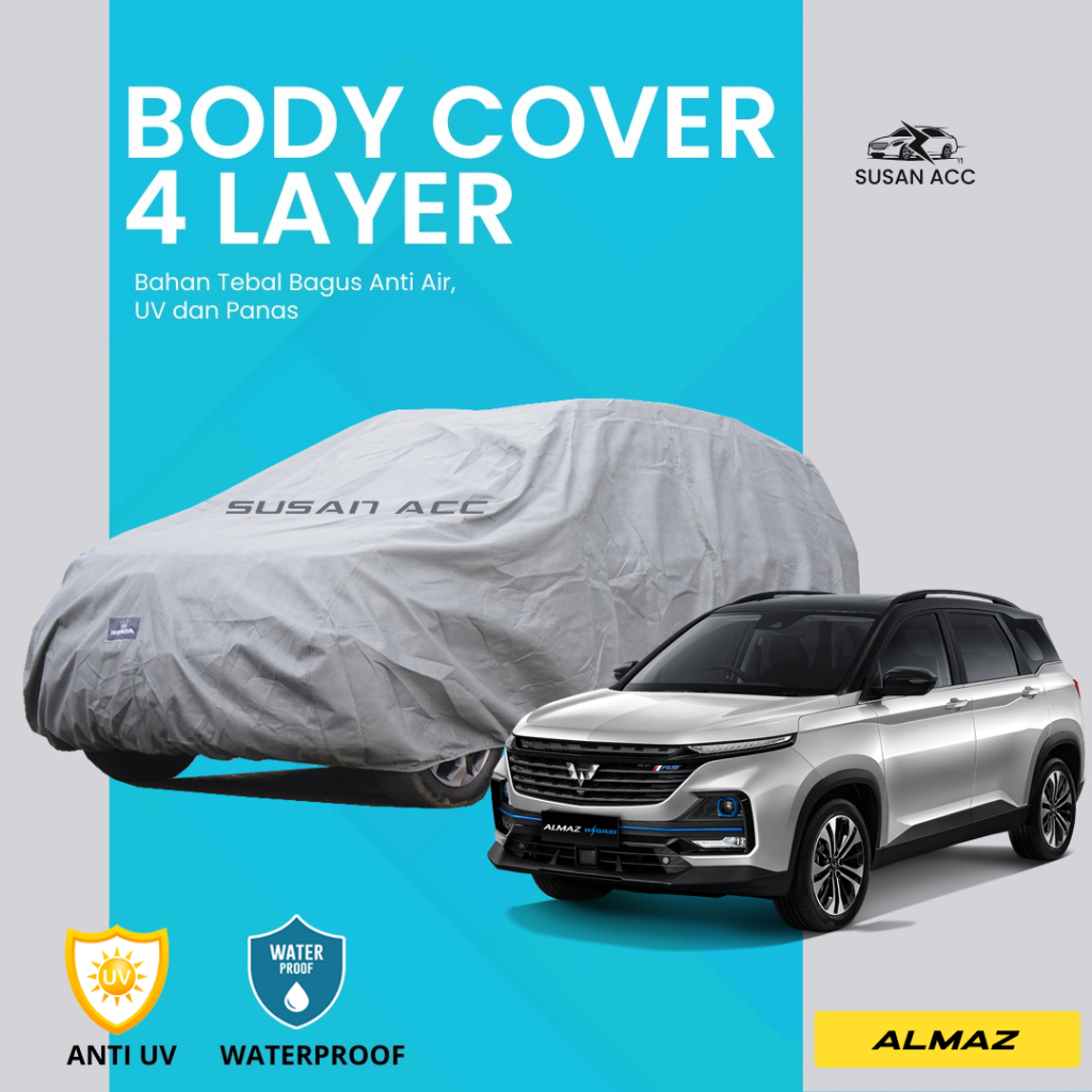Jual 4 LAYER EXTRA OUTDOOR PREMIUM Body Cover Mobil WULING Sarung Mobil ...