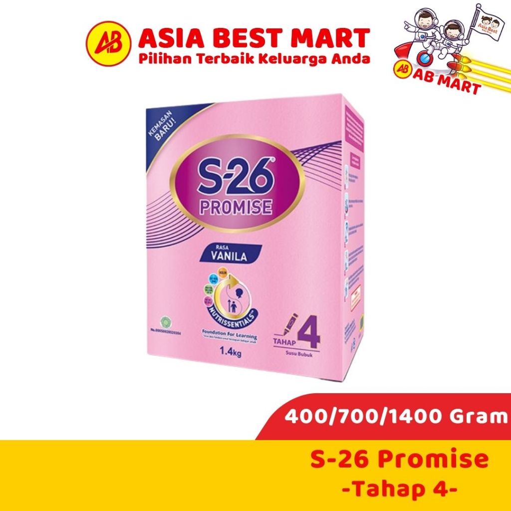 Jual S-26 Promise Tahap 4 Box Anak 1400 Gr 700 Gr 400 Gr Susu Formula ...