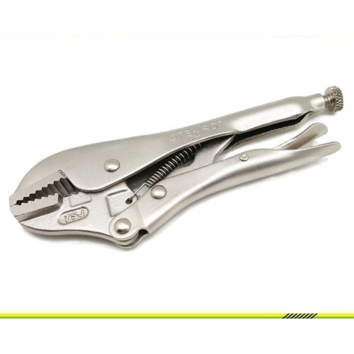 Jual TEKIRO TANG BUAYA LURUS 7 10 INCH / tang Vice Grip Locking Pliers ...