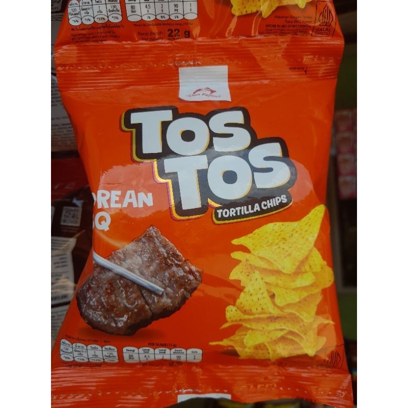 Jual Tos Tos Tortilla Chips Korean BBQ 22g | Shopee Indonesia