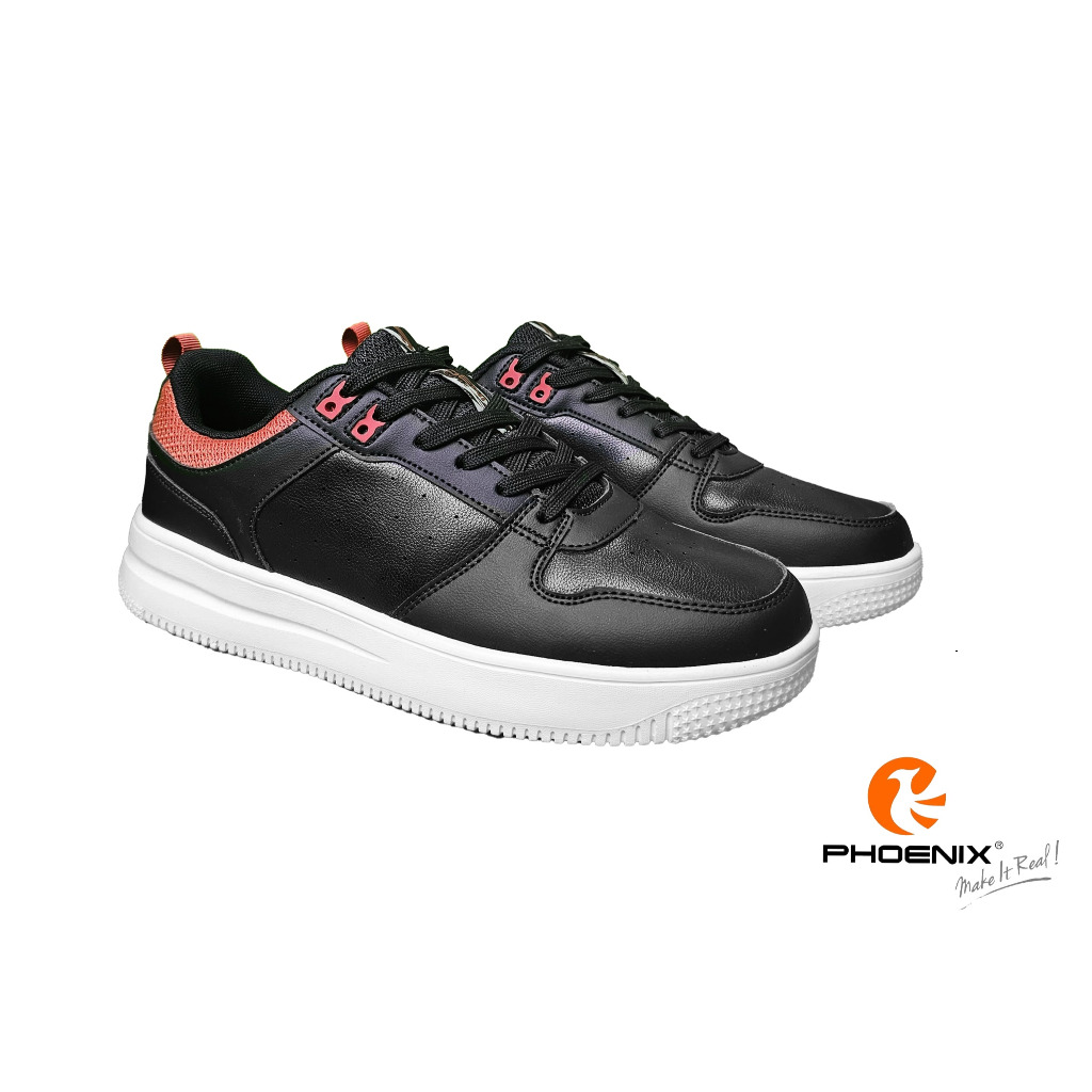 Jual Phoenix Official - Sepatu Sneakers Pria - Kano Hitam/Merah ...