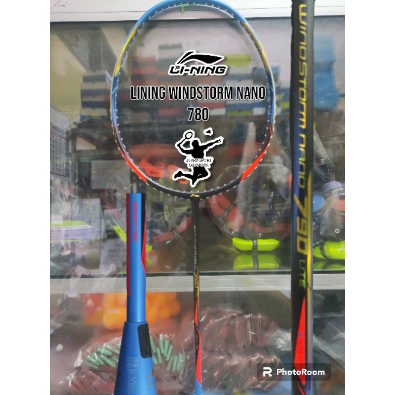 Jual Promo Paket Lengkap Raket Badminton Lining WINDSTORM NANO 760/770 ...