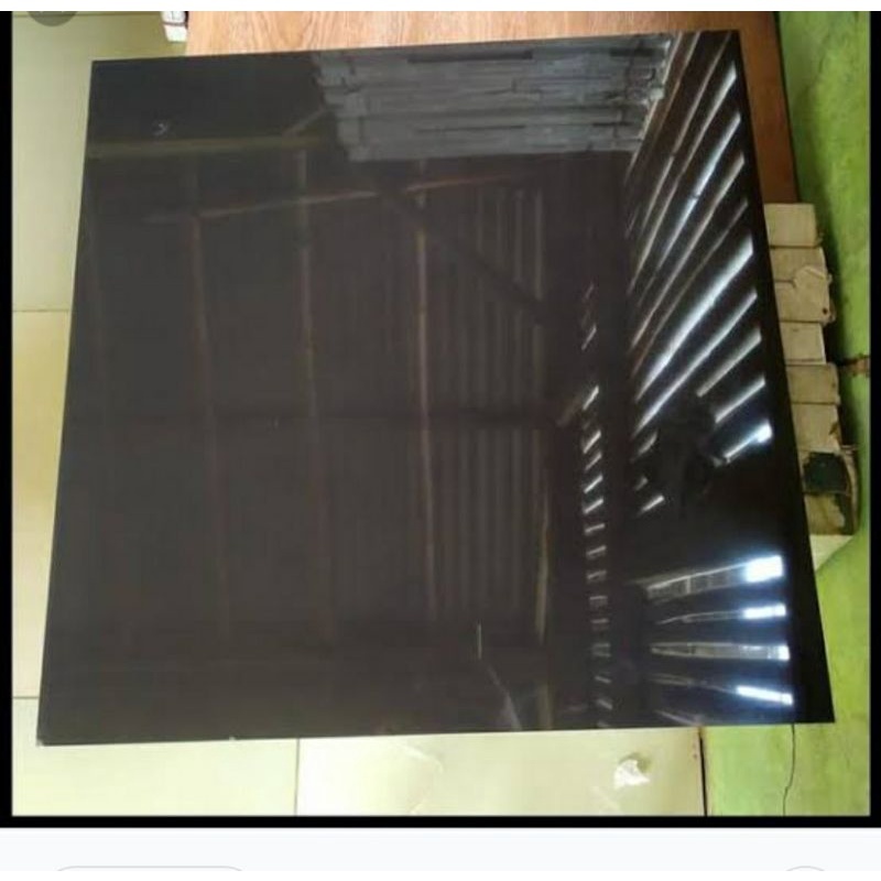 Jual Granit Hitam Polos 60 x 60 Glossy - per Keping | Shopee Indonesia