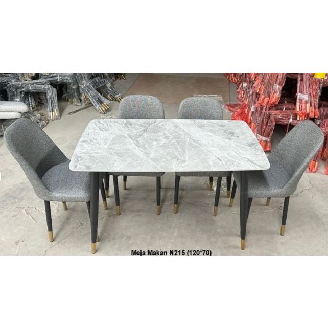 Jual Set Meja Makan Sintered Stone Meja + 4 Kursi STARLEAD | Shopee ...
