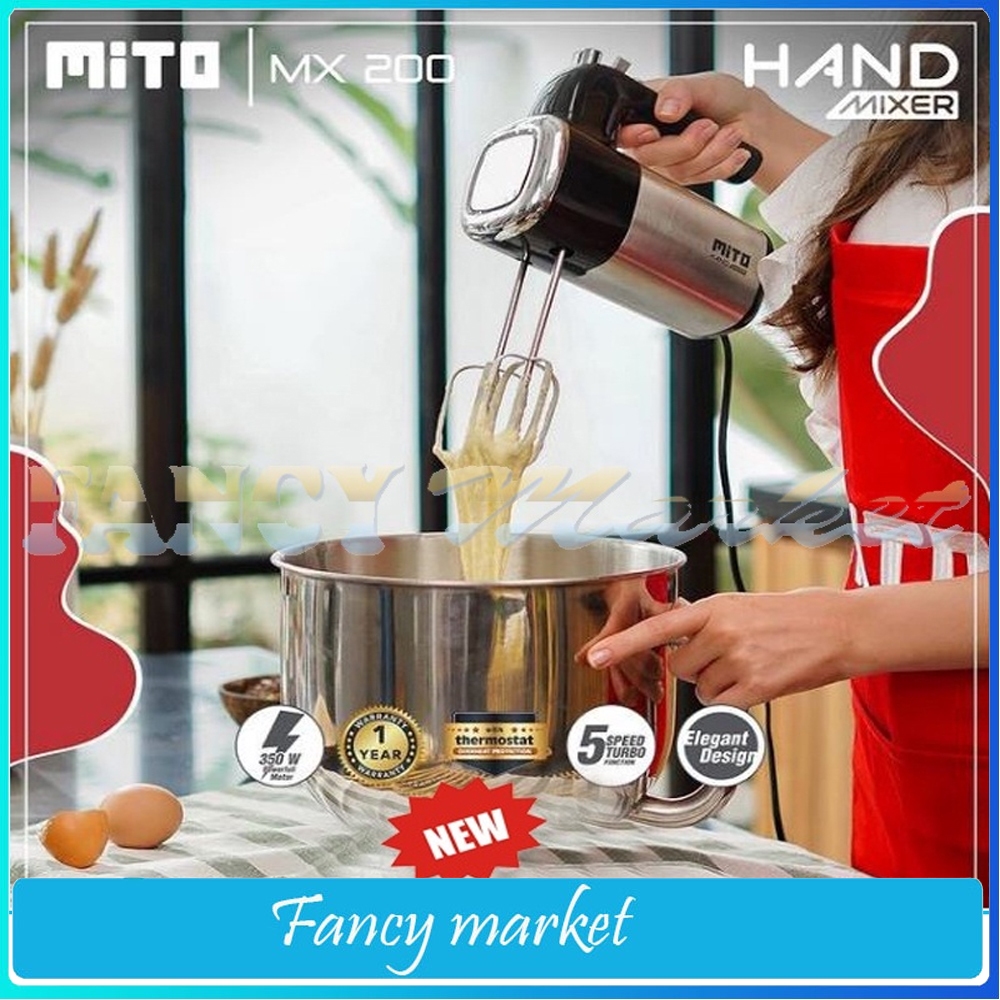 Jual HAND MIXER MITO PREMIUM Hand Mixer MX-200 Mixer Mito MX200 | Shopee Indonesia