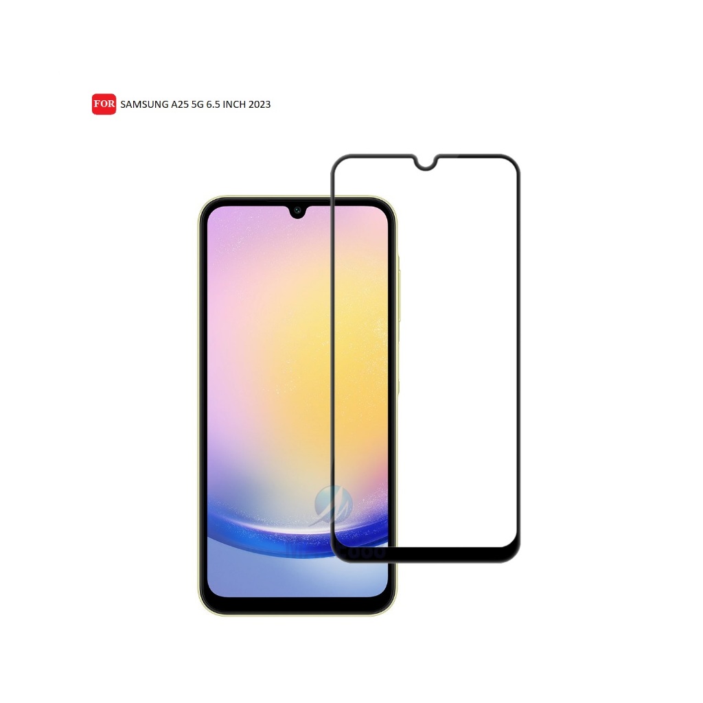 Jual Tempered Glass 5D 9D For SAMSUNG A25 5G 6.5" 2023 Full Lem Full ...