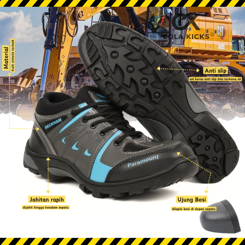 Jual Sepatu Gunung Bechkam Paramount Safety Shoes Low Boots Sepatu ...