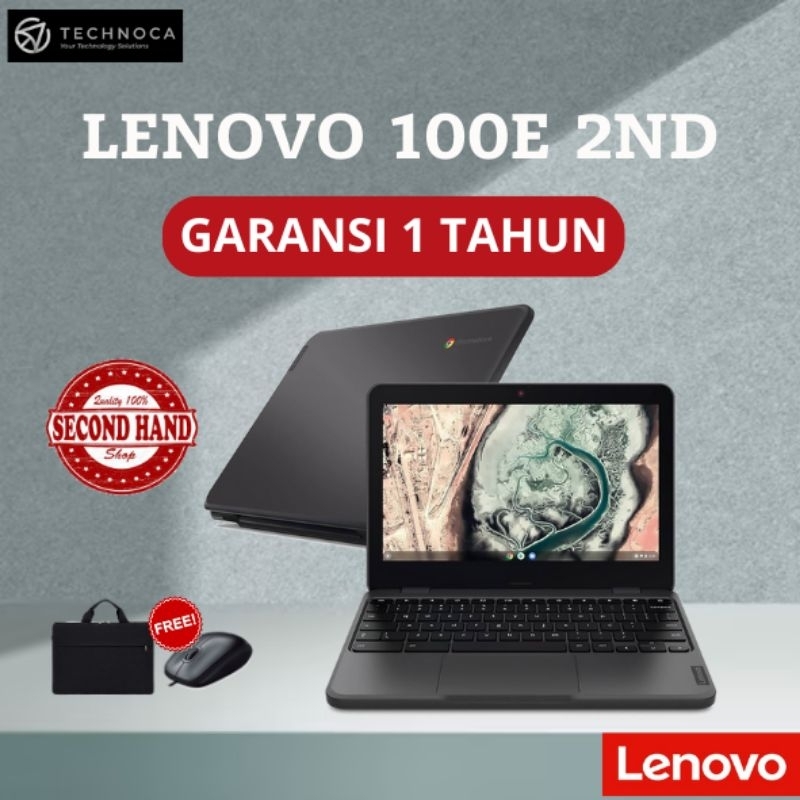 Jual Notebook Lenovo 100E 2ND Intel CELERON 4GB/128GB Mulus Garansi ...