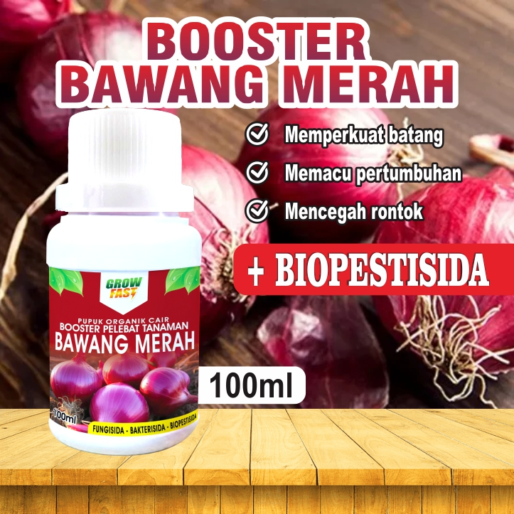 Jual Pupuk Booster Bawang Merah (100ml) I pupuk organik pelebat bawang merah I pupuk organik ...