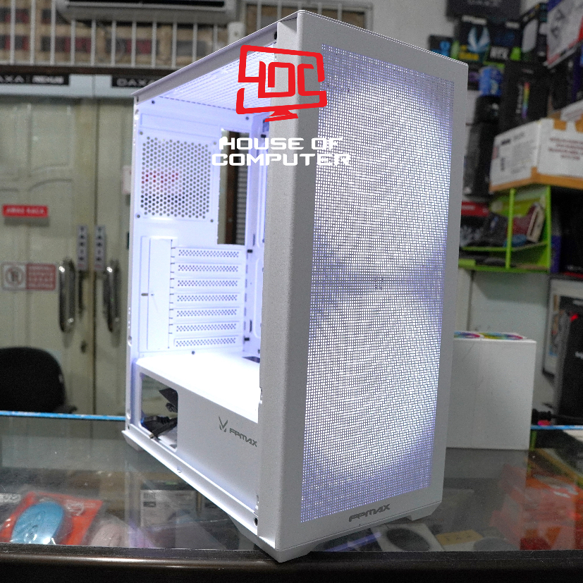 Jual FPMAX CASE PC AIRPOWER G5 H803 TEMPERED GLASS ATX + 2 FAN 16CM ...