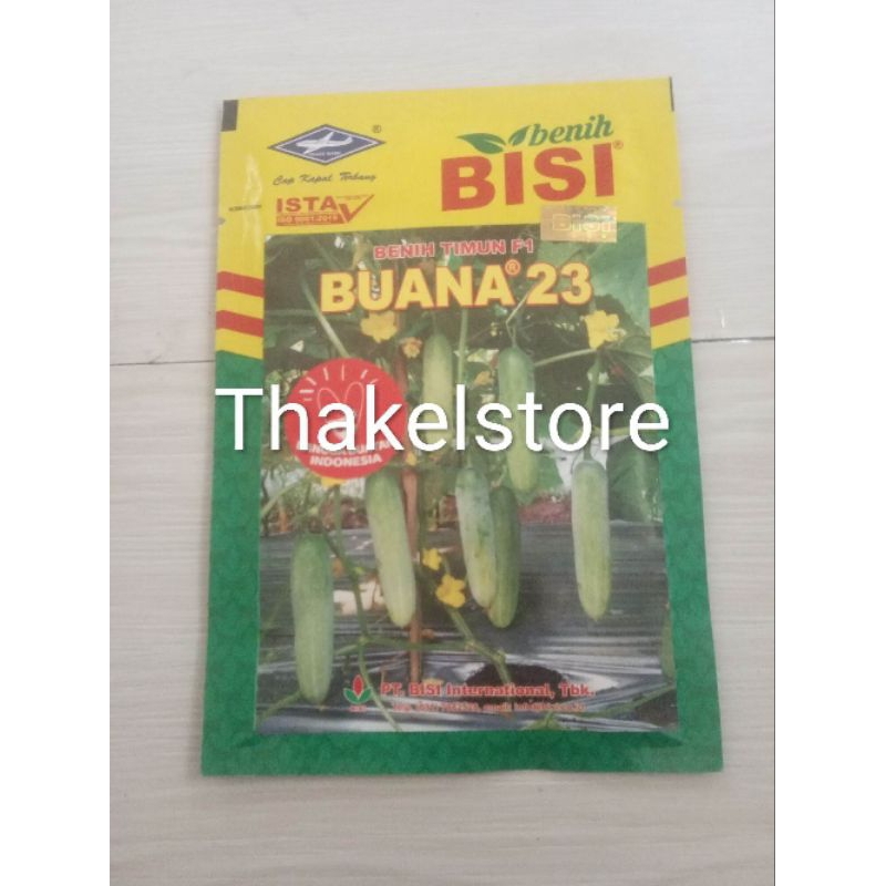Jual Benih Timun Buana 23 F1 (Cap Bisi Kapal Terbang) isi 20 Gram ...