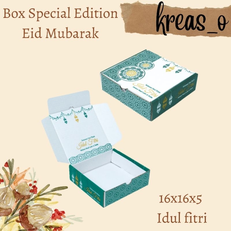 Jual box kado ukuran 16x16x5 cm/box kado/giftbox/box pizza/box hampers ...