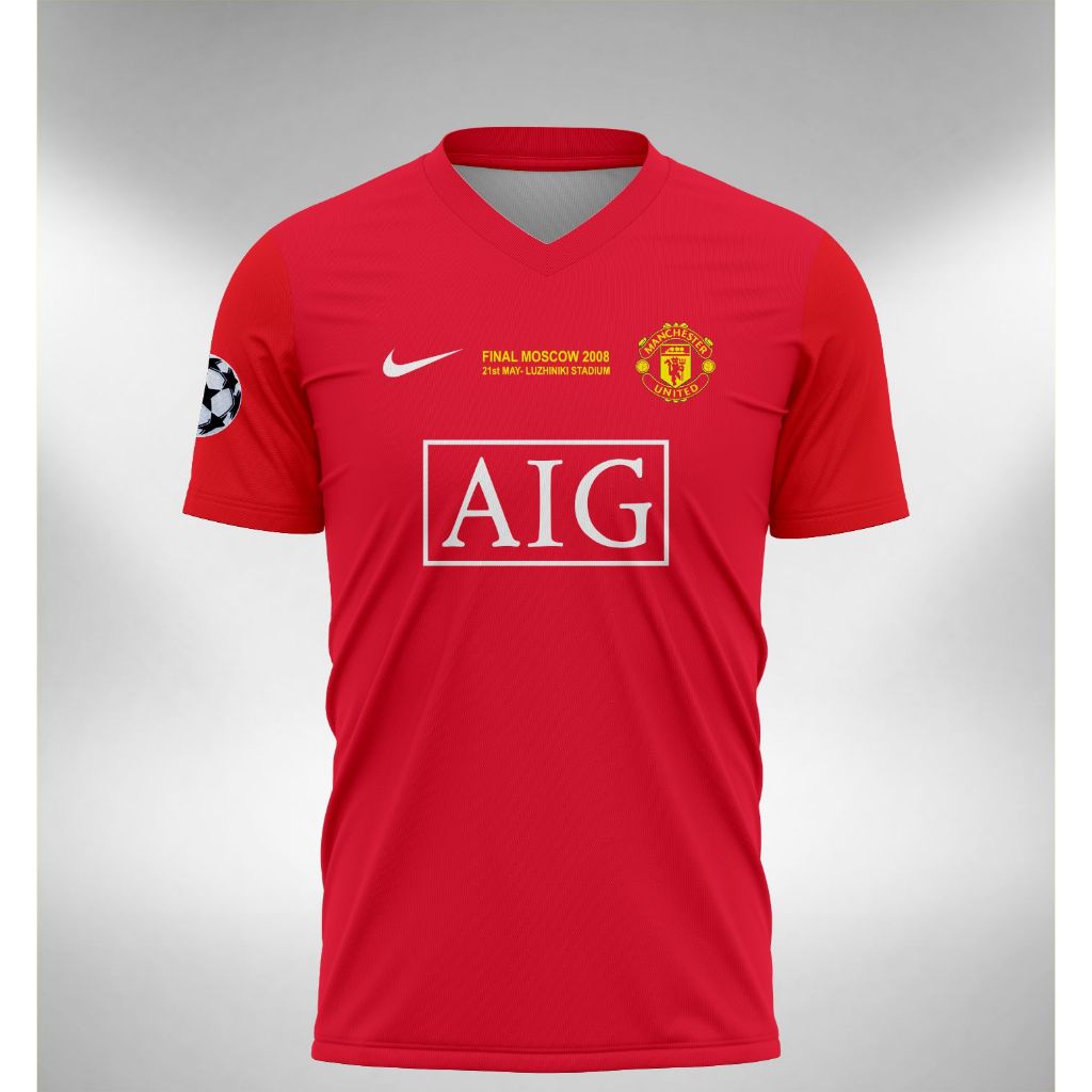 Jual Jersey MU Home 2007 2008 Final | Shopee Indonesia