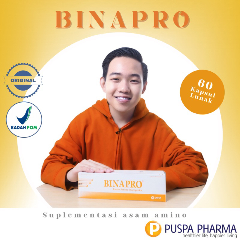 Jual Binapro - Suplementasi asam amino untuk memelihara kesehatan ...