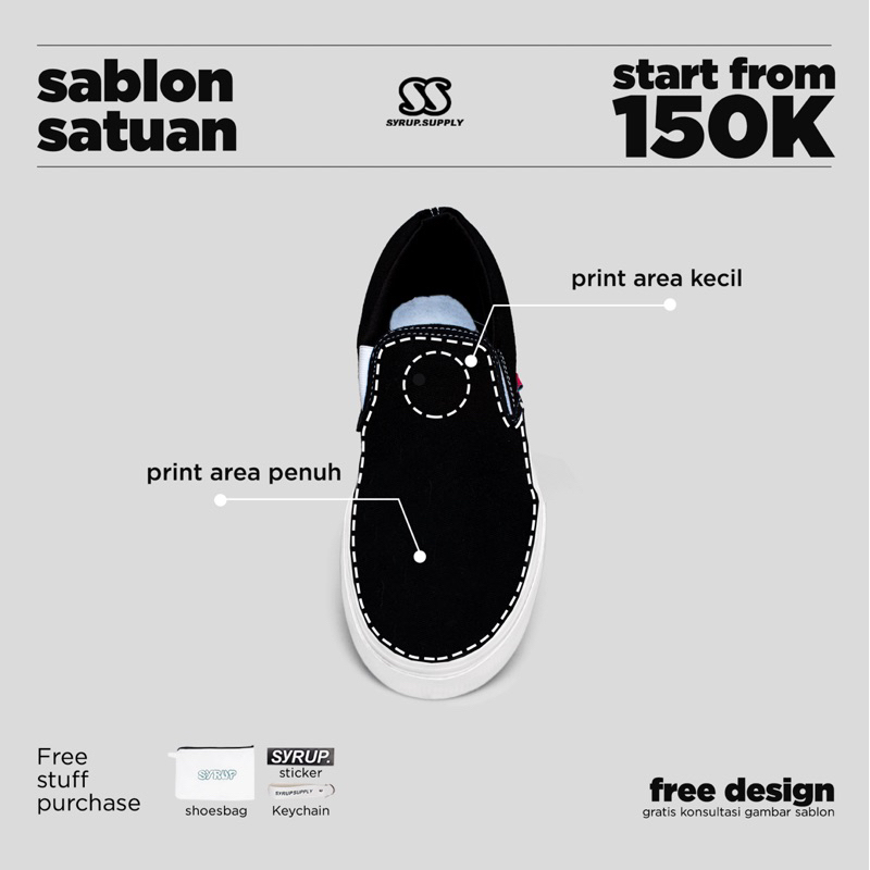 Jual SYRUP SUPPLY | CUSTOM SEPATU | sablon satuan| bikin sepatu ...