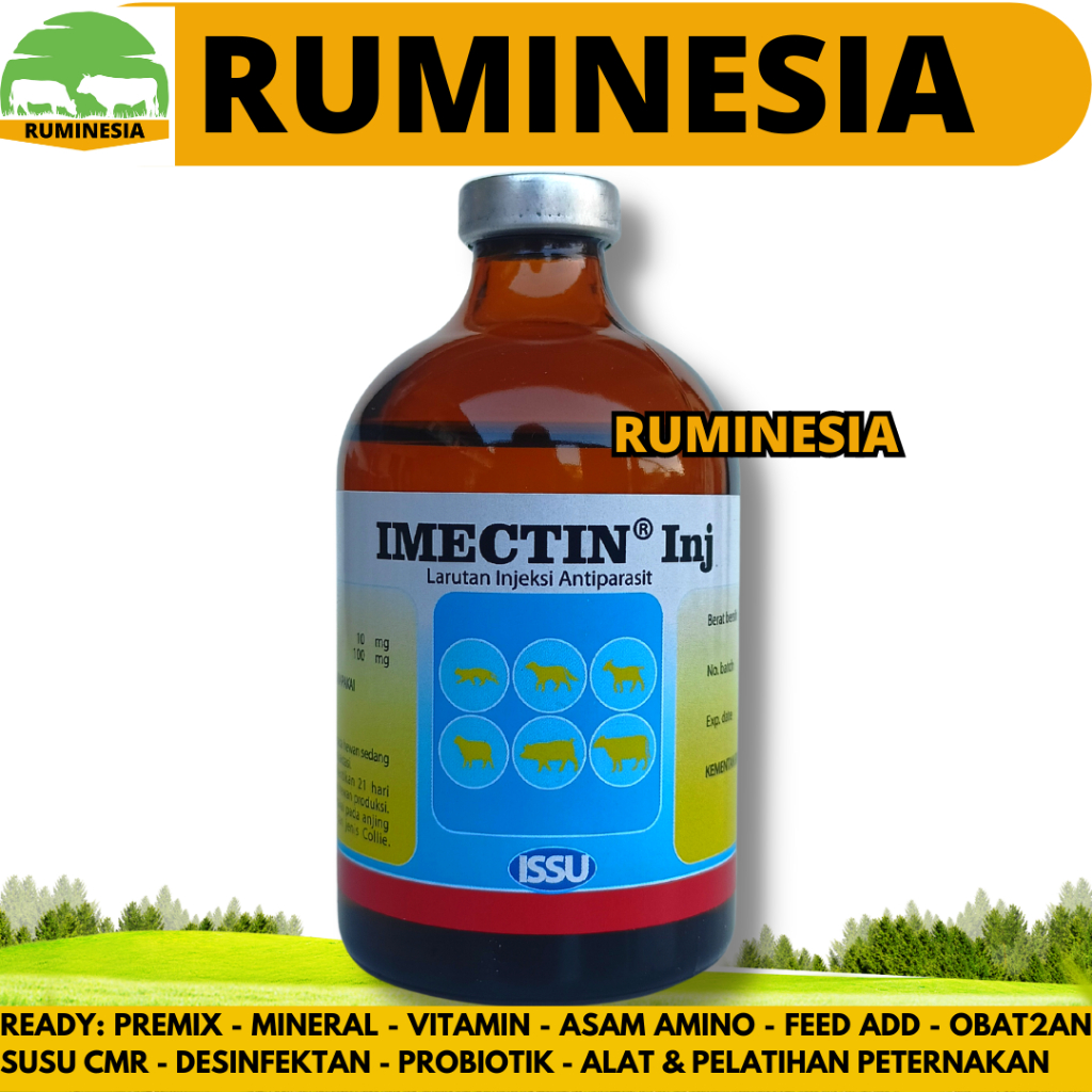 Jual IMECTIN INJ 100ML ISSU - Obat Ektoparasit dan Endoparasi Lebih ...