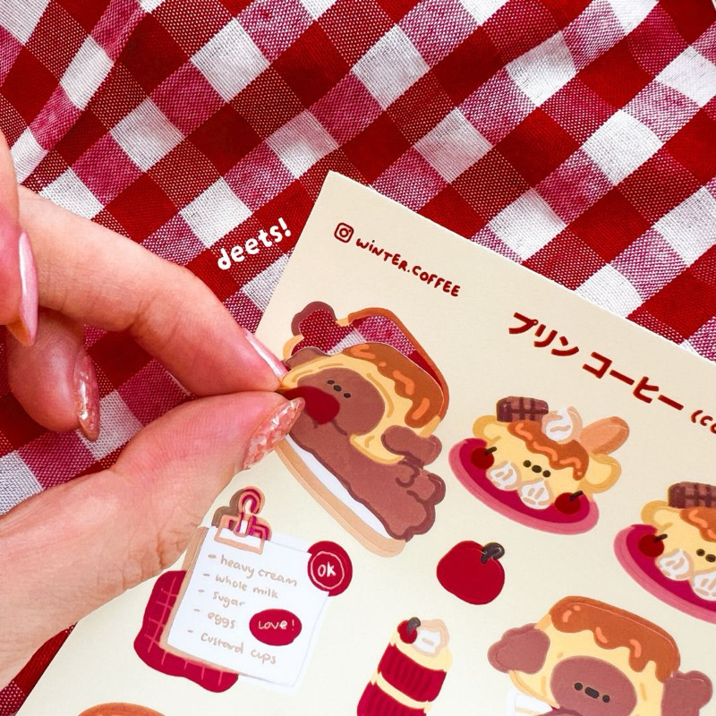 Jual COFFEE PURIN STICKER SHEETS | Shopee Indonesia