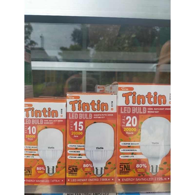 Jual LAMPU TINTIN SUPER TERANG HEMAT ENERGI EKONOMIS & TAHAN LAMA 10/15 ...