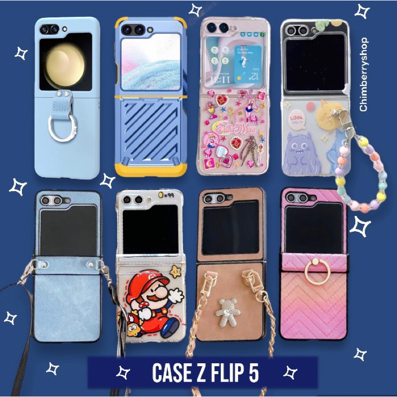 Jual Ready! Soft Hard Chain Case Casing Bunga ZFlip Z Flip 5 | Shopee ...