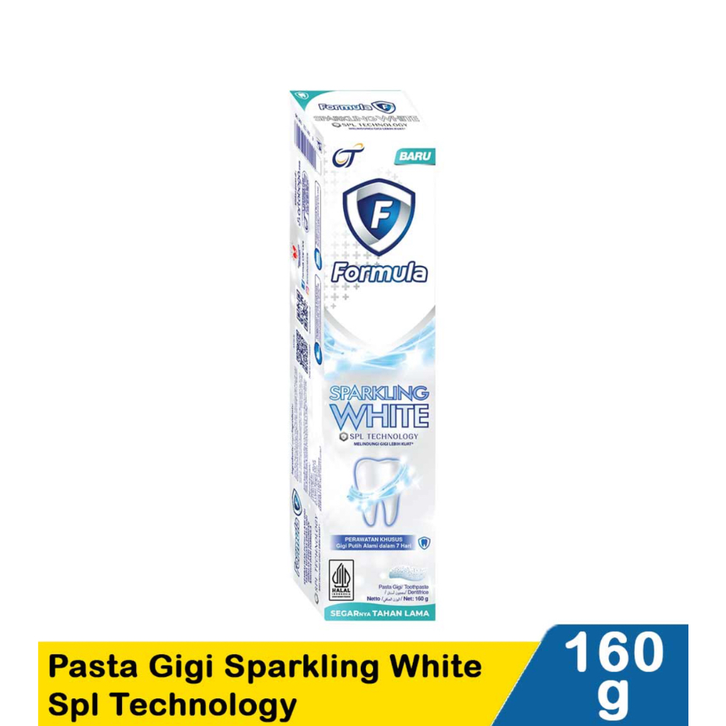 Jual Formula Pasta Gigi Sparkling White Spl Technology 160Gr | Shopee ...