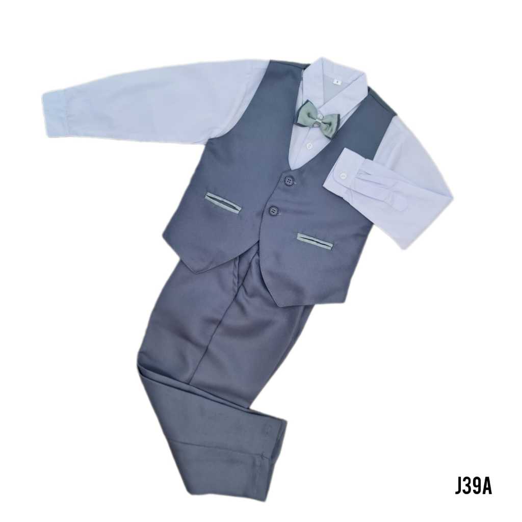 Jual Setelan Rompi Vest 4-in-1 Anak Wisuda Laki-laki J39 | Shopee Indonesia