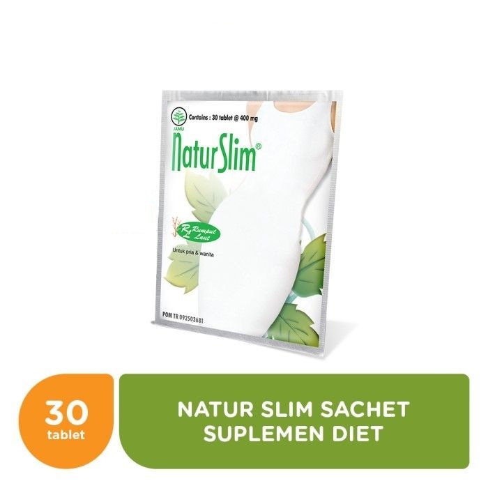 Jual NATUR SLIM I SACHET 30 TABLET pelangsing | Shopee Indonesia
