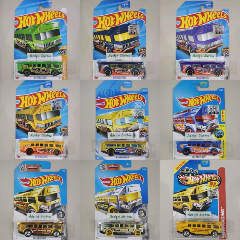 Jual hotwheels hot wheels high factory sealed school bus hw metro hw ...
