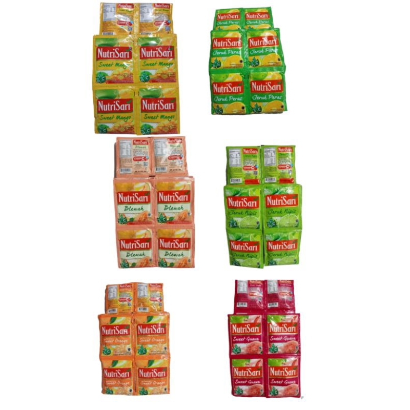 Jual NutriSari 1pack isi 40 sachet all varian aneka rasa | Shopee Indonesia