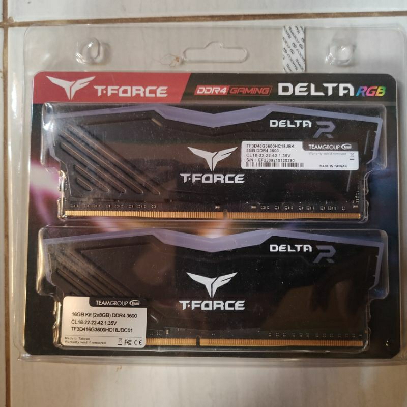 Jual RAM DELTA T FORCE RGB DDR4 (16GB 8×2) | Shopee Indonesia