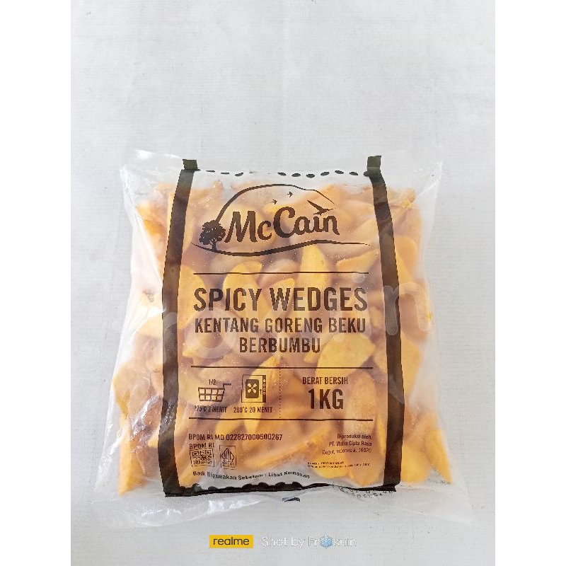 Jual Mc Cain Kentang Premium Spicy Wedges 1kg - frozen food murah ...