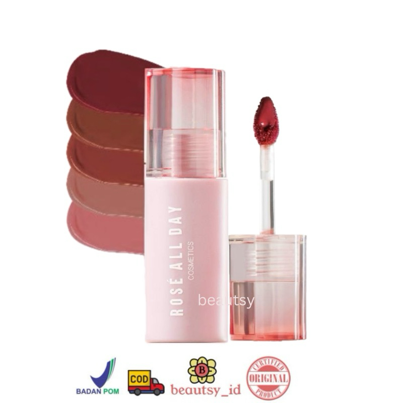 Jual Rose All Day Plush Lip Tint Original - Liptint Gloss Original BPOM ...