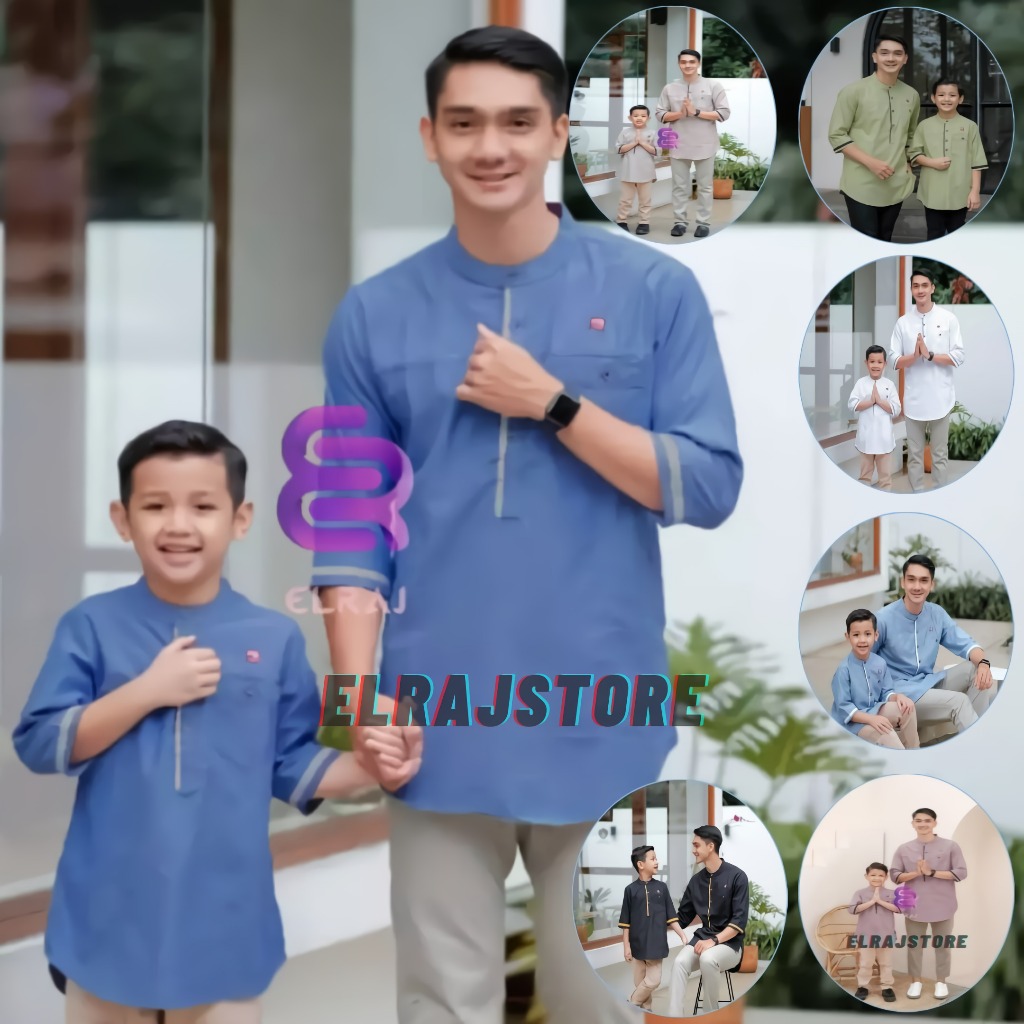 Jual KOKO COUPLE AYAH DAN ANAK PREMIUM / QURTA PAKISTAN KAPEL AYAH DAN ...