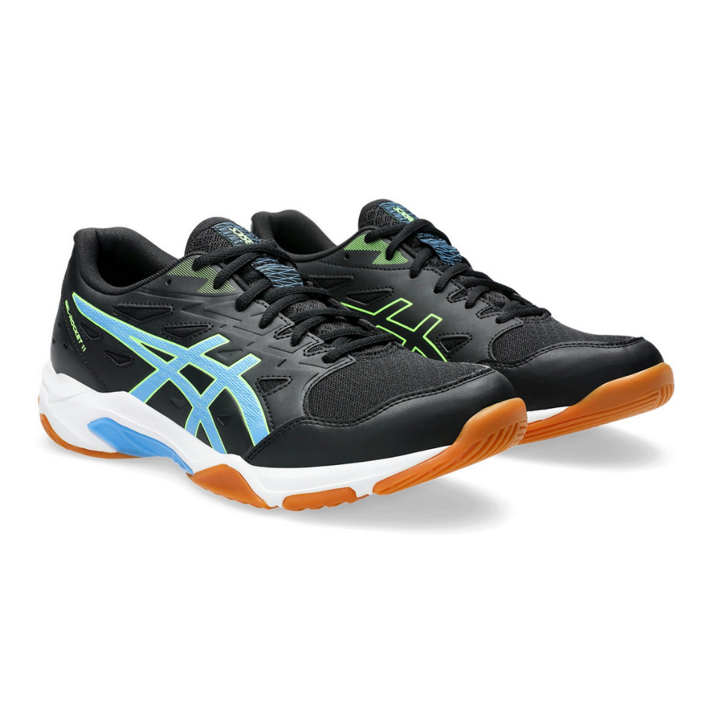 Jual Asics Men GEL-ROCKET 11 Black Waterscape Sepatu Voli Olahraga ...