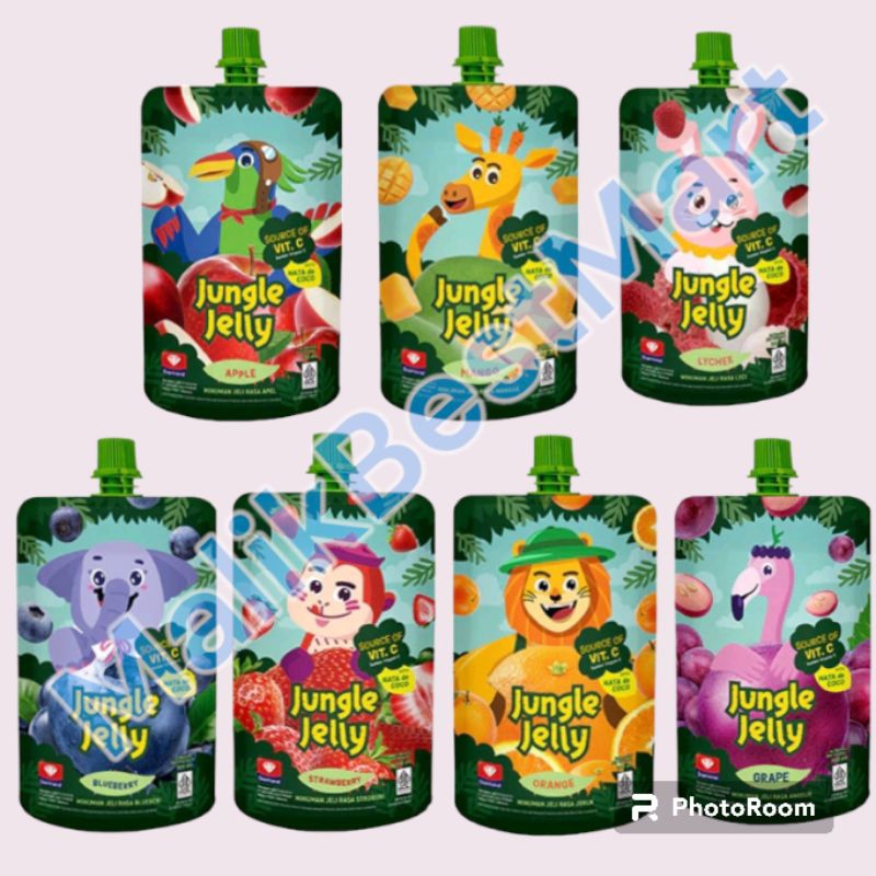 Jual Diamond Jungle Jelly with Nata de Coco 100ml All Varian | Shopee ...