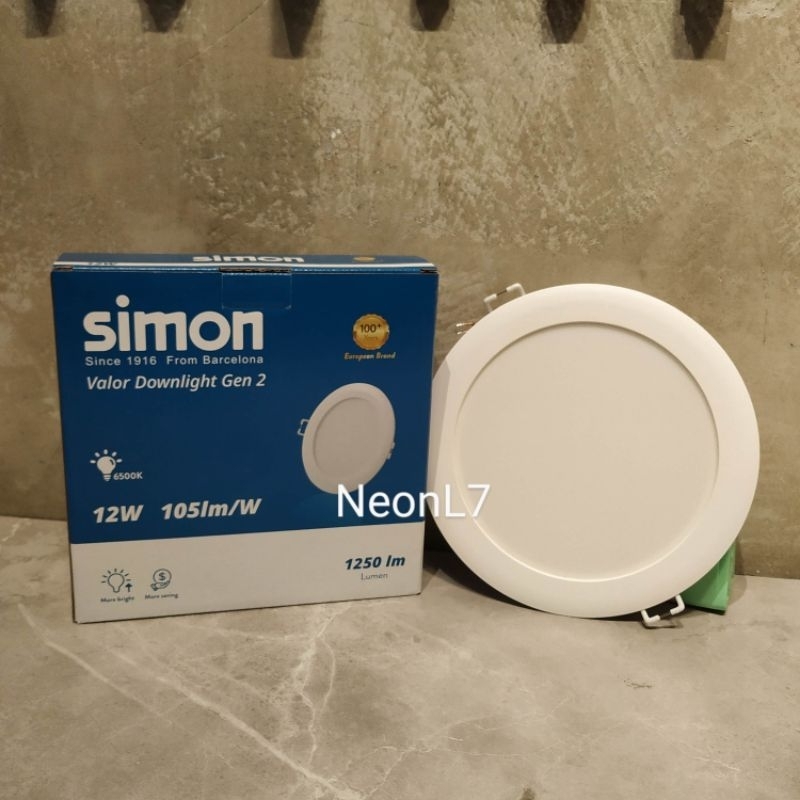 Jual SIMON LAMPU DOWNLIGHT LED PANEL TANAM 12W KUNING/PUTIH | Shopee Indonesia