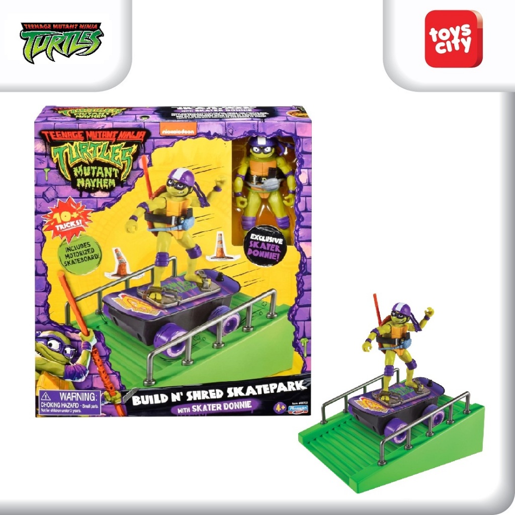 Jual Teenage Mutant Ninja Turtle Build n' Shred Skatepark w/ Skater ...