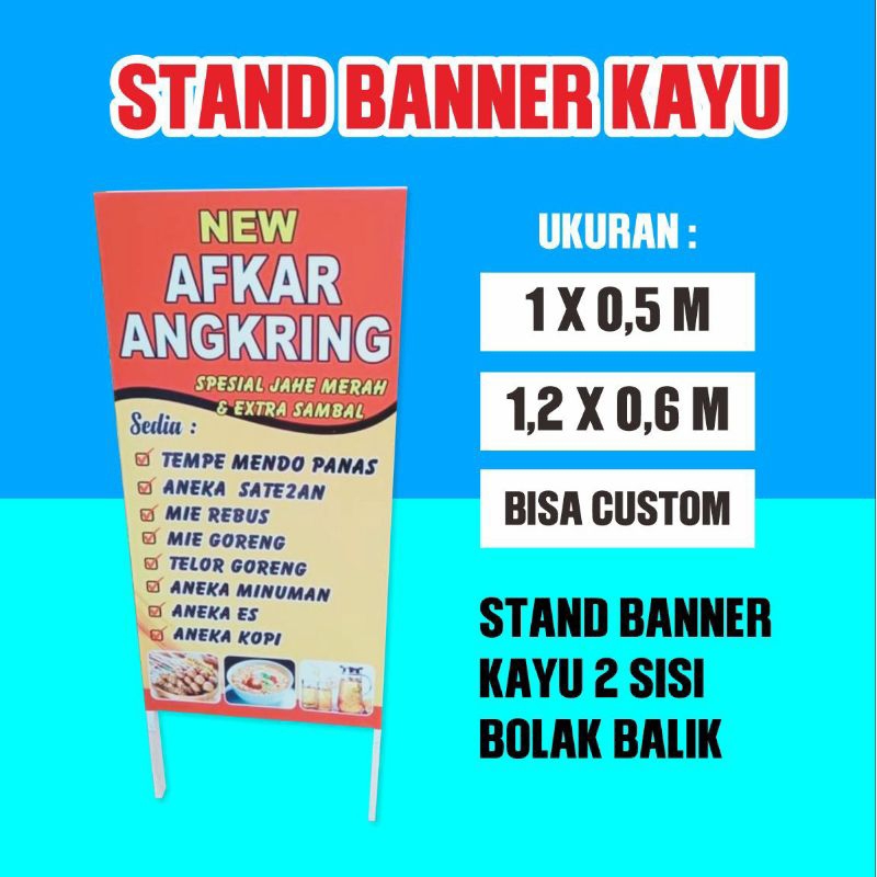 Jual PAPAN IKLAN SEGITIGA, STANDING KEREN, STANDING MURAH, STANDING ...