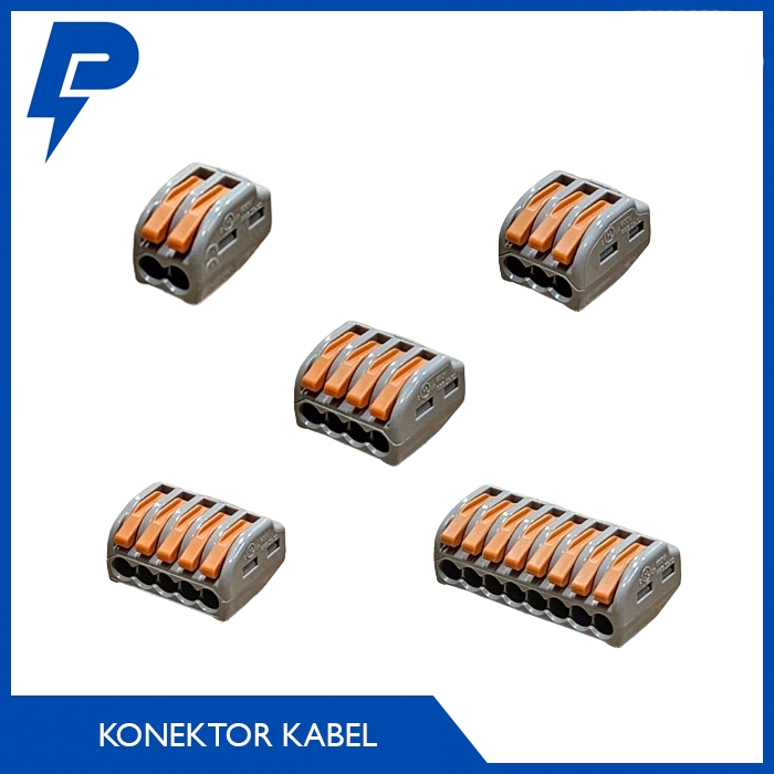 Jual Konektor Kabel Wago PCT-2/3/4/5/8 Pin Terminal WIre Connector | Shopee Indonesia